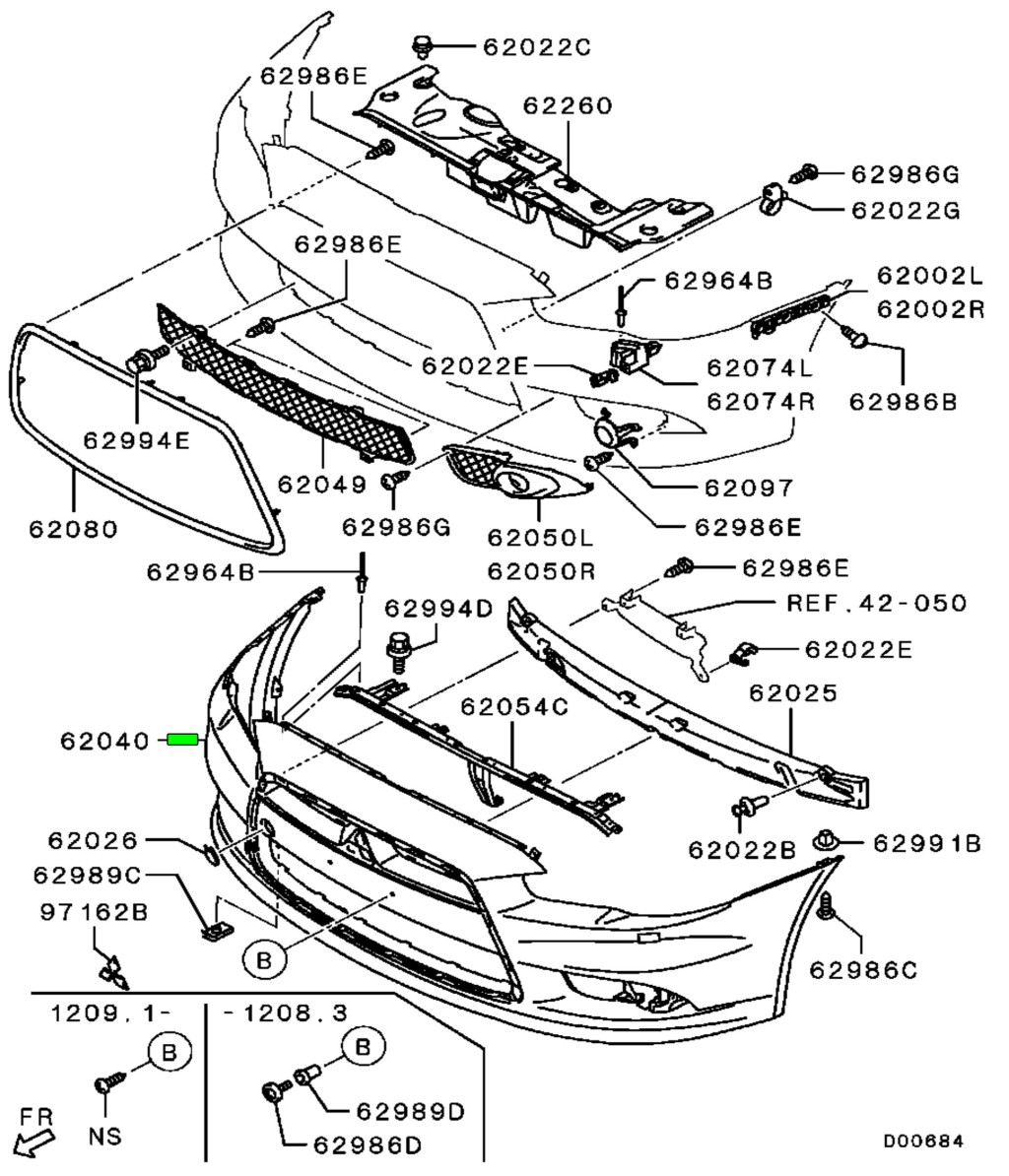 OEM Frontbumper Lancer Evo X kaufen | Maxspeed Motorsport
