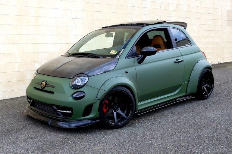 Kotflügelverbreiterung Fiat 500 Abarth Fender Flares 500 Abarth kaufen ...