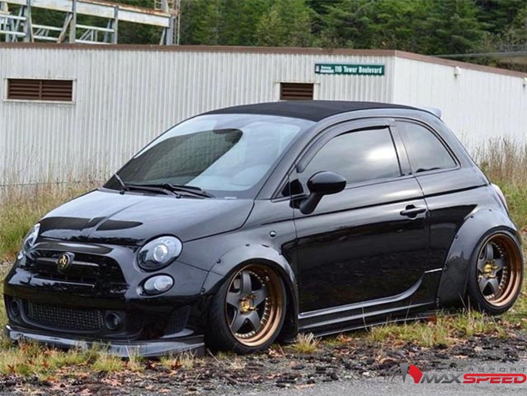 Kotflügelverbreiterung Fiat 500 Abarth Fender Flares 500 Abarth kaufen ...